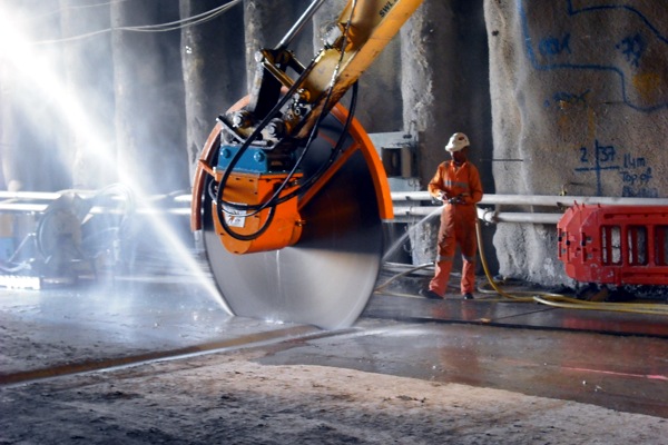 D6HP Diamond Rock saws for Excavators - Echidna